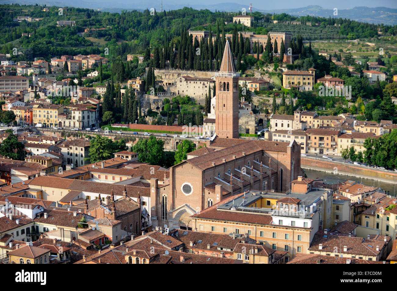 St peter's castle verona hi-res stock photography and images - Alamy