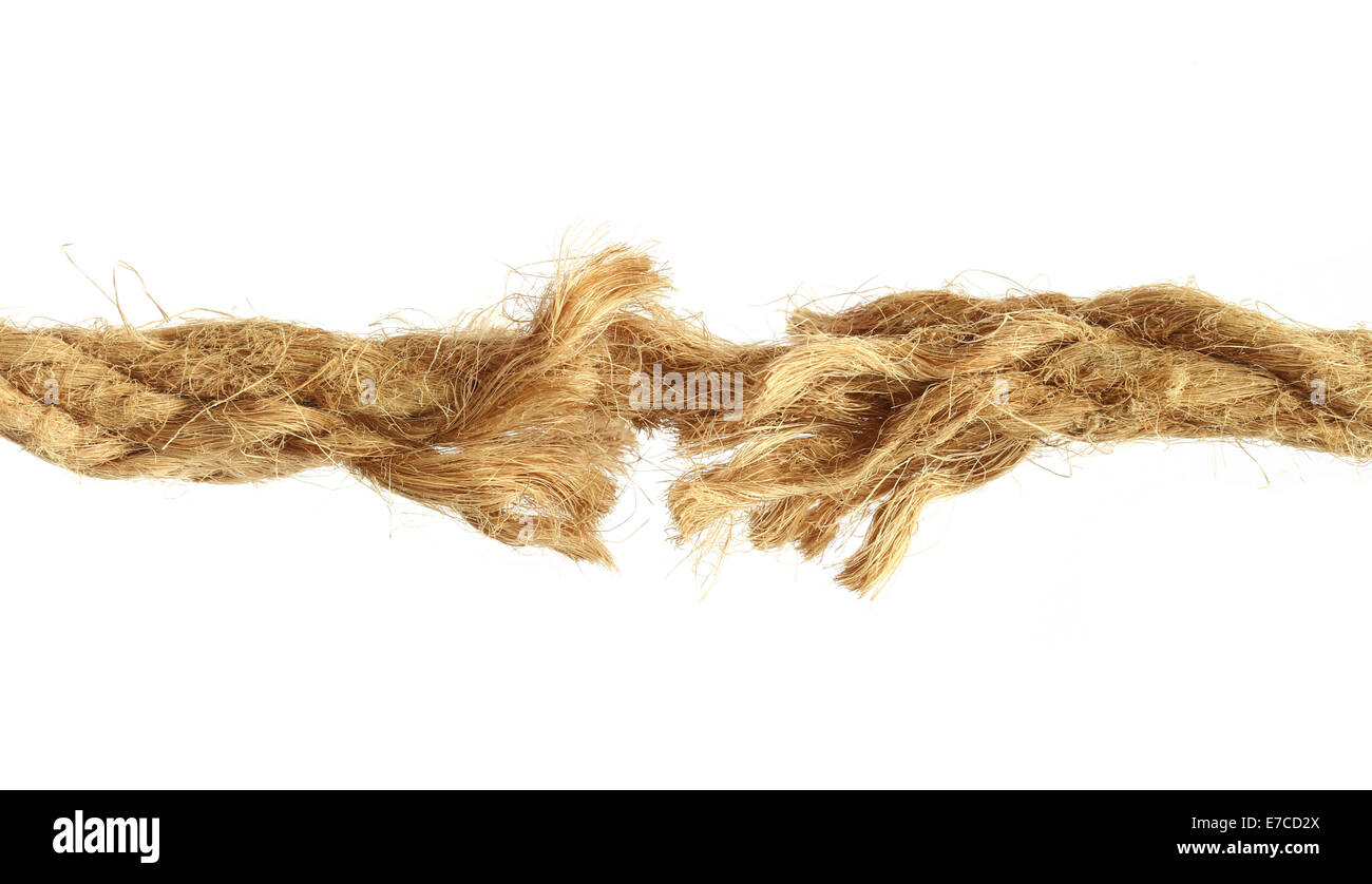Broken rope hi-res stock photography and images - Alamy