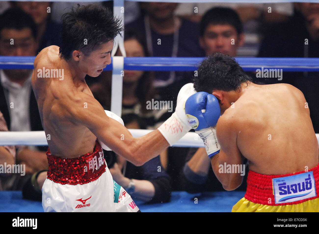 Yoyogi 2nd Gymnasium, Tokyo, Japan. 5th Sep, 2014. Naoya Inoue (JPN ...