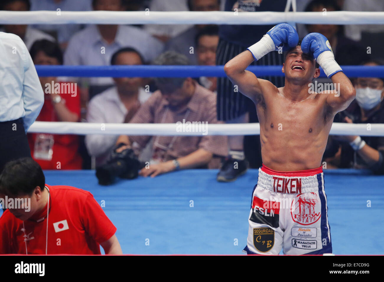 Yoyogi 2nd Gymnasium, Tokyo, Japan. 5th Sep, 2014. Roman Gonzalez (NCA ...