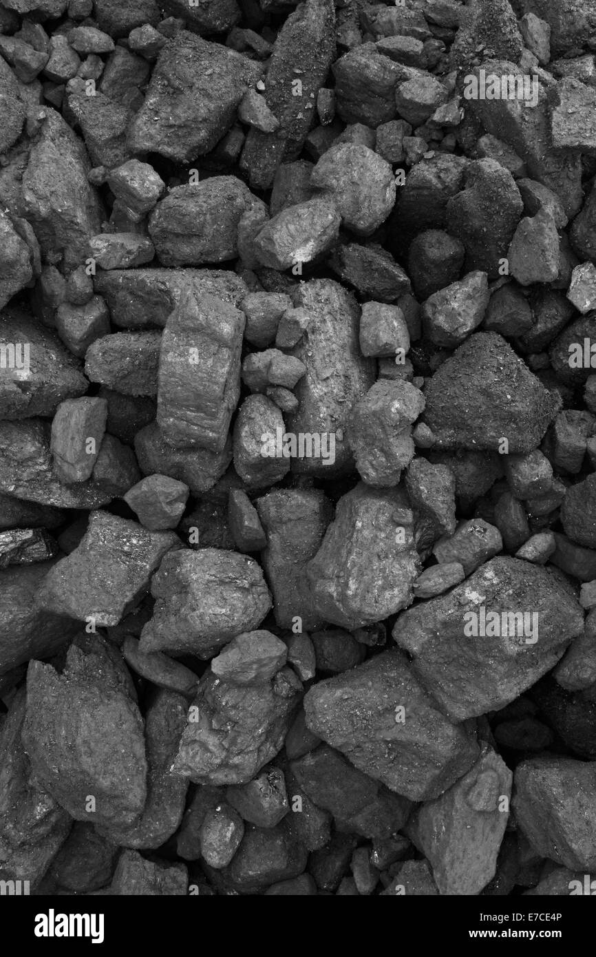 Pile of coal from mining pit Stock Photo - Alamy
