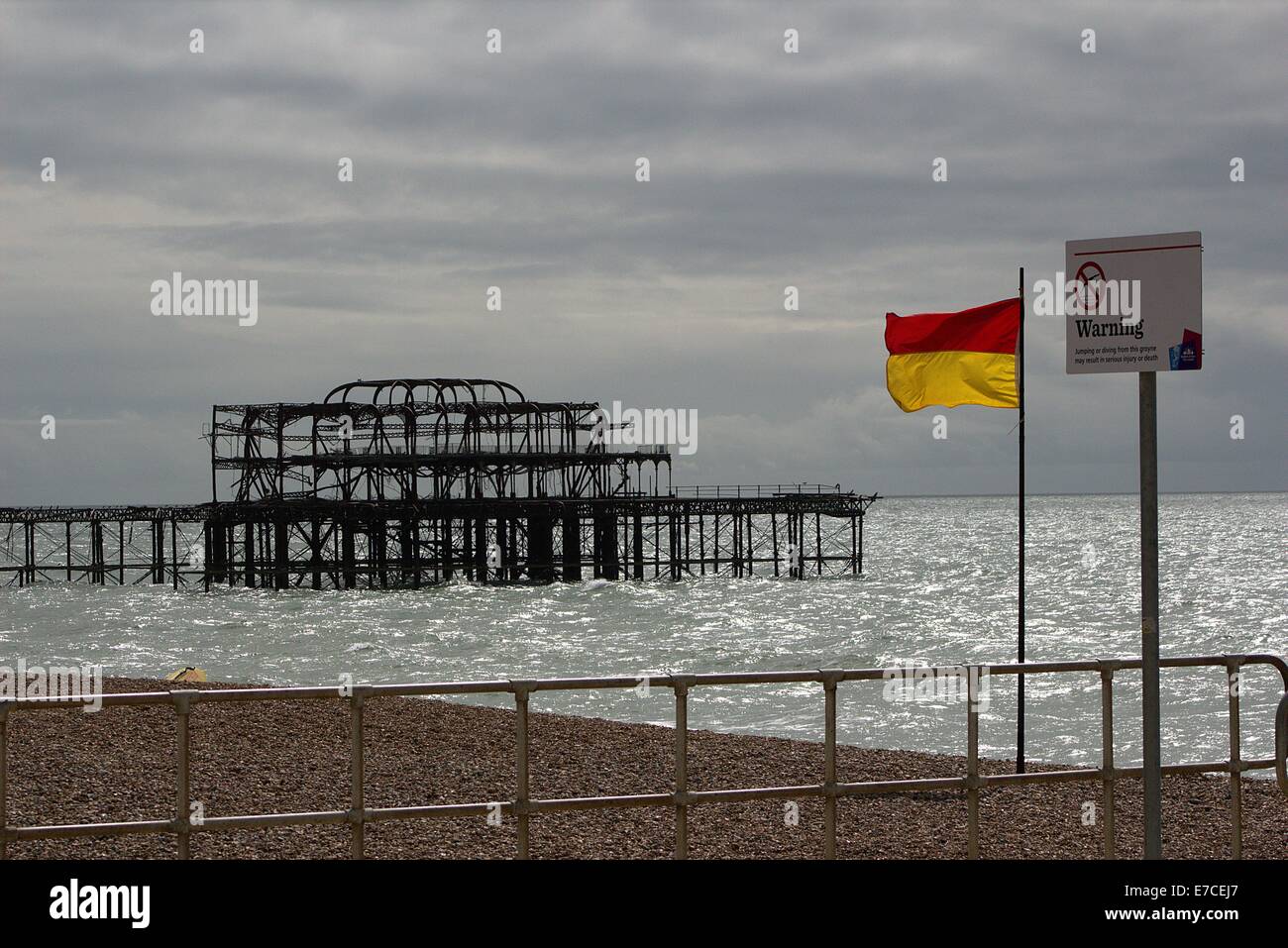 Brighton old pier hi-res stock photography and images - Alamy