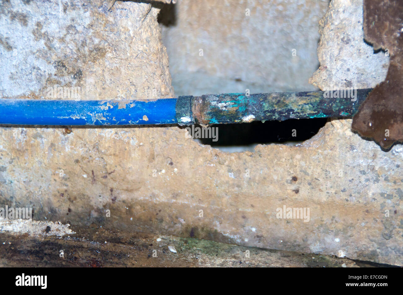 Corroded copper pipe hi-res stock photography and images - Alamy