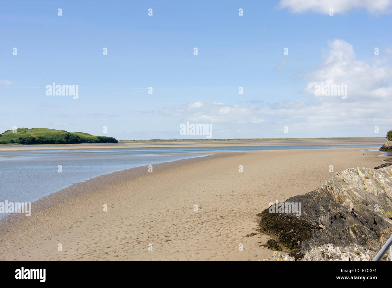 Estuary near Portmeirion Gwynedd, Wales Stock Photo - Alamy