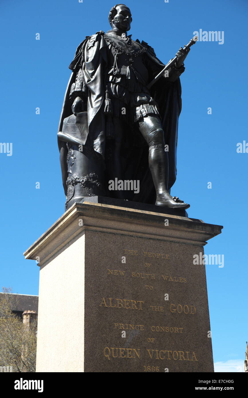 statue of albert the good Stock Photo - Alamy