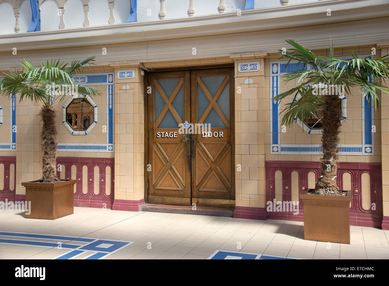 Stage Door of a theatre Entrance for actors and actresses Stock Photo ...