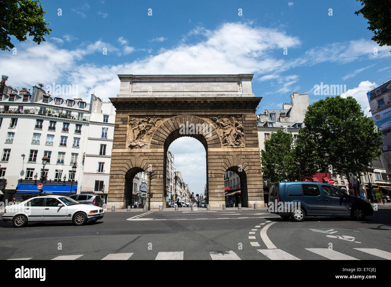 Arch of Saint Denis Stock Photo - Alamy