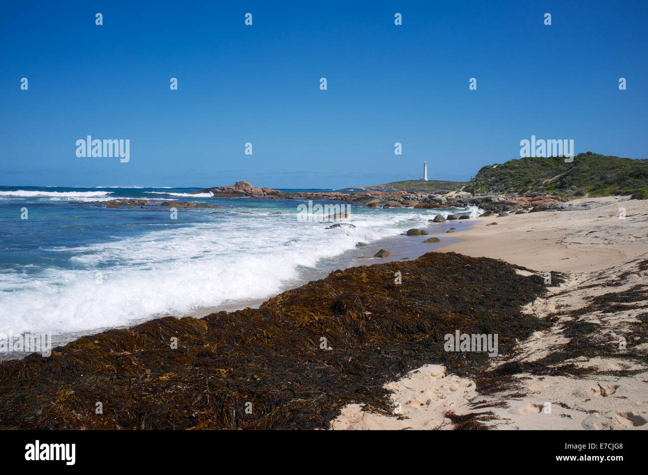 The Cape Leeuwin Lighthouse is a lighthouse located on the headland of ...