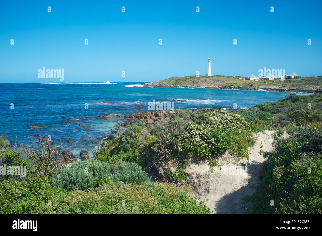 The Cape Leeuwin Lighthouse is a lighthouse located on the headland of ...