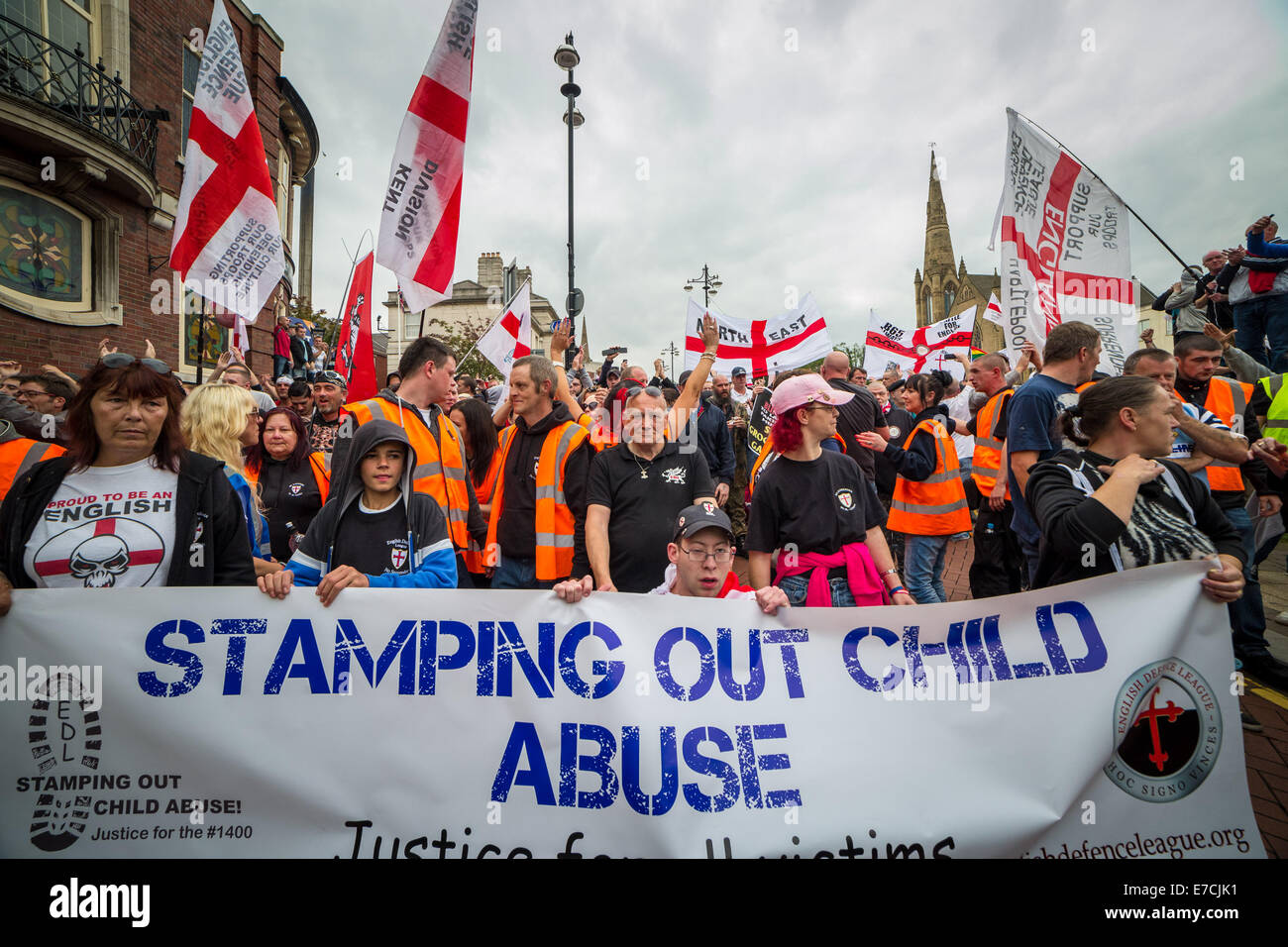 London, UK. 13th Sept, 2014. English Defence League Mass Protest in ...