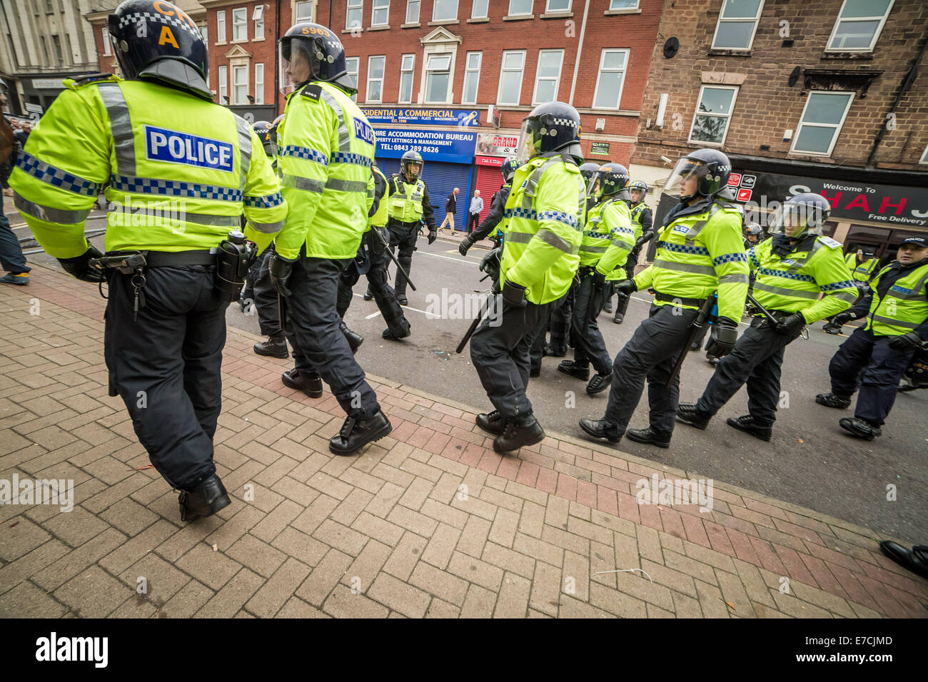 London, UK. 13th Sept, 2014. English Defence League Mass Protest in ...