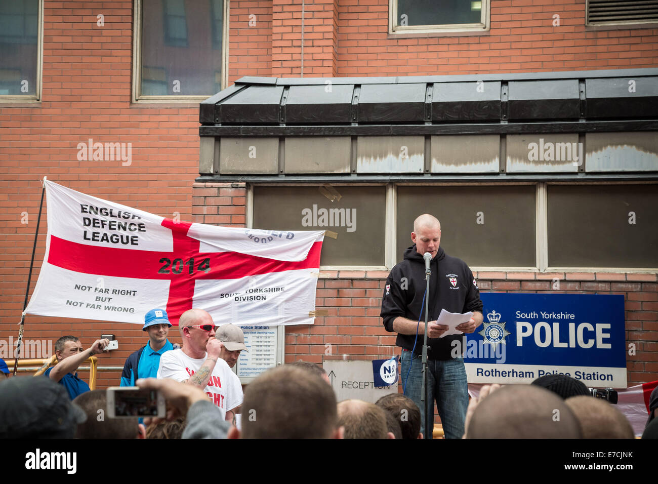 London, UK. 13th Sept, 2014. English Defence League Mass Protest in ...