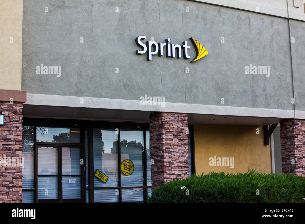 A Sprint Store in Modesto California Stock Photo - Alamy