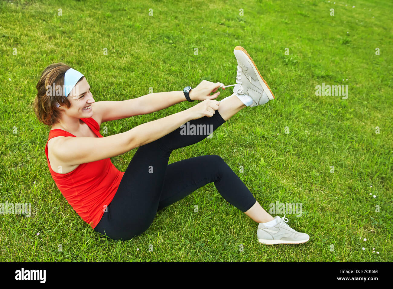 Muscular legs woman running hi-res stock photography and images - Alamy