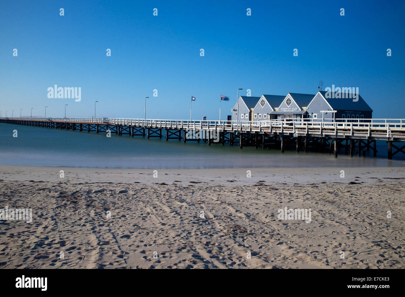 Busselton Jetty is the longest wooden jetty (pier) in the southern ...