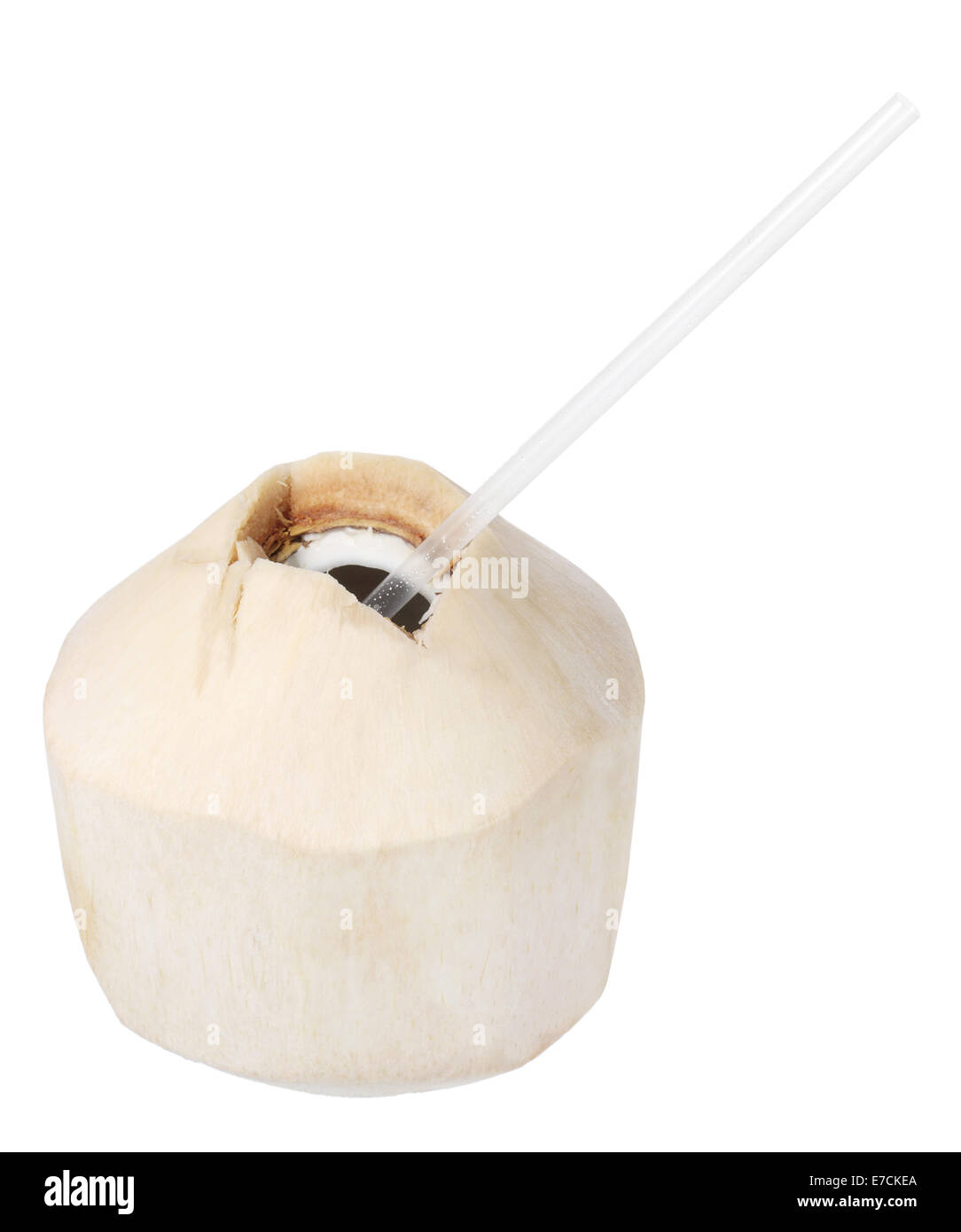 Tender coconut with straw hi-res stock photography and images - Alamy