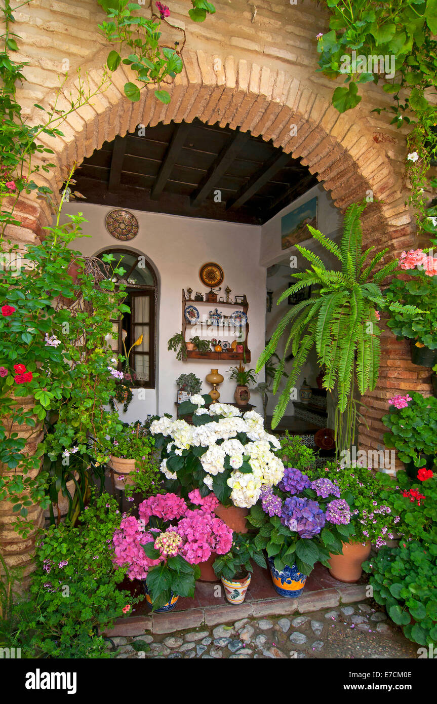 Typical andalusian courtyard hi-res stock photography and images - Alamy
