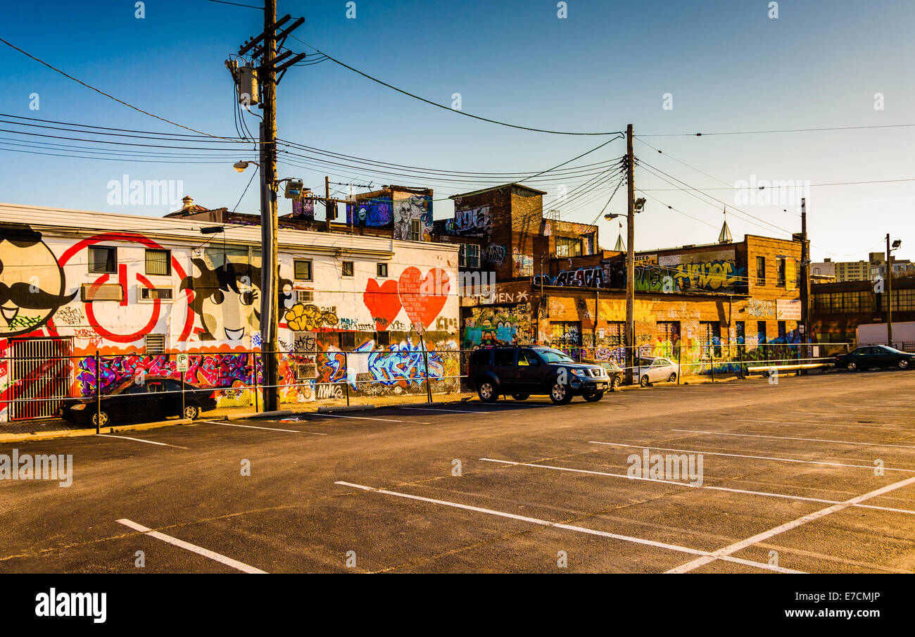 Graffiti on old buildings hi-res stock photography and images - Alamy