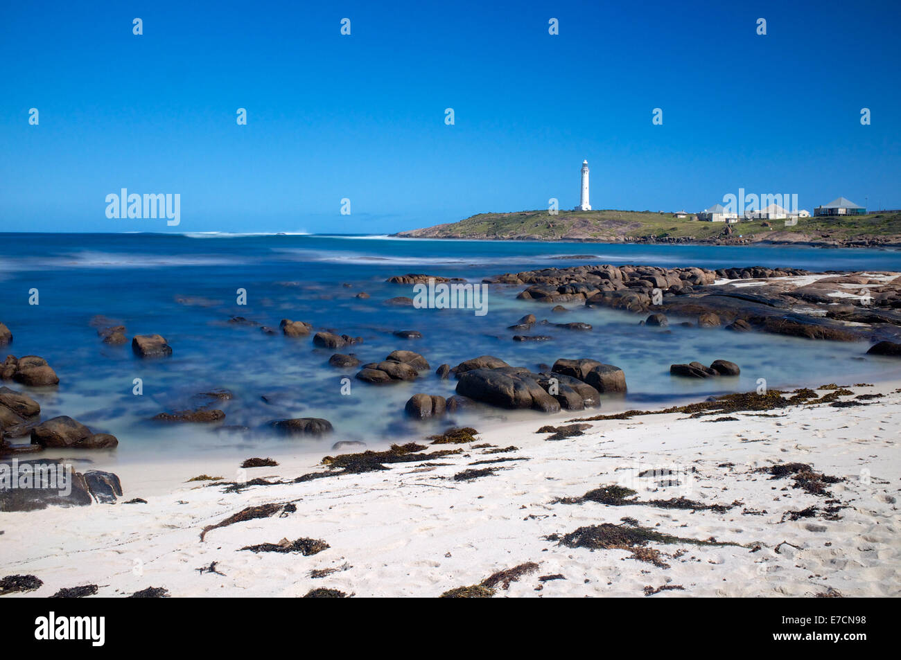 The Cape Leeuwin Lighthouse is a lighthouse located on the headland of ...