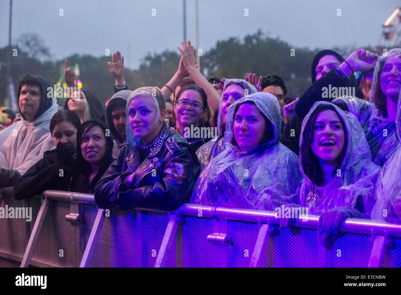 Chicago, IL, USA. 12th Sep, 2014. Festival attendees have fun in the ...