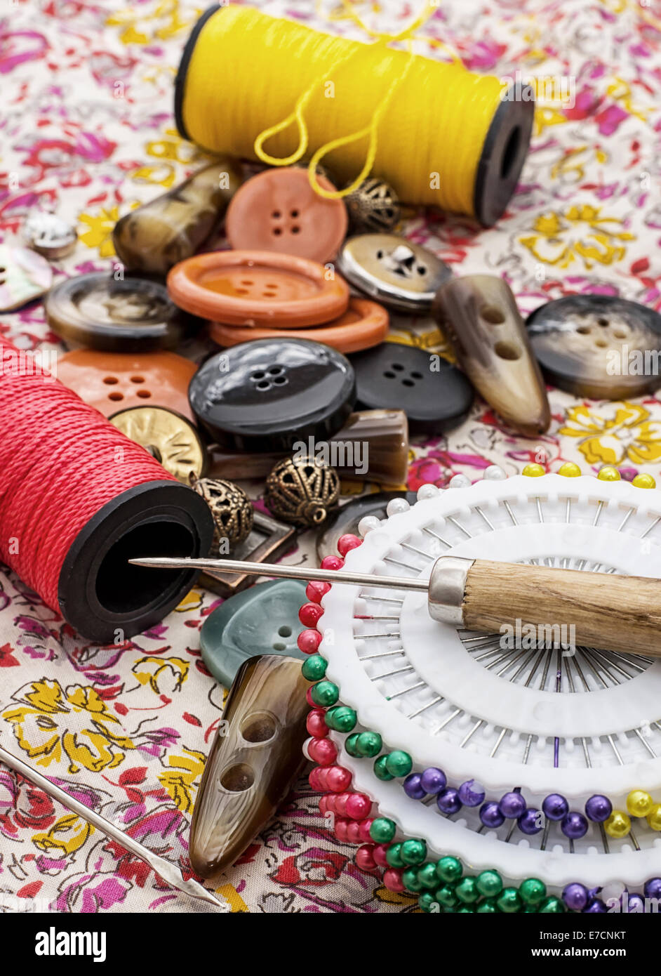 threads of different types,colors Stock Photo - Alamy