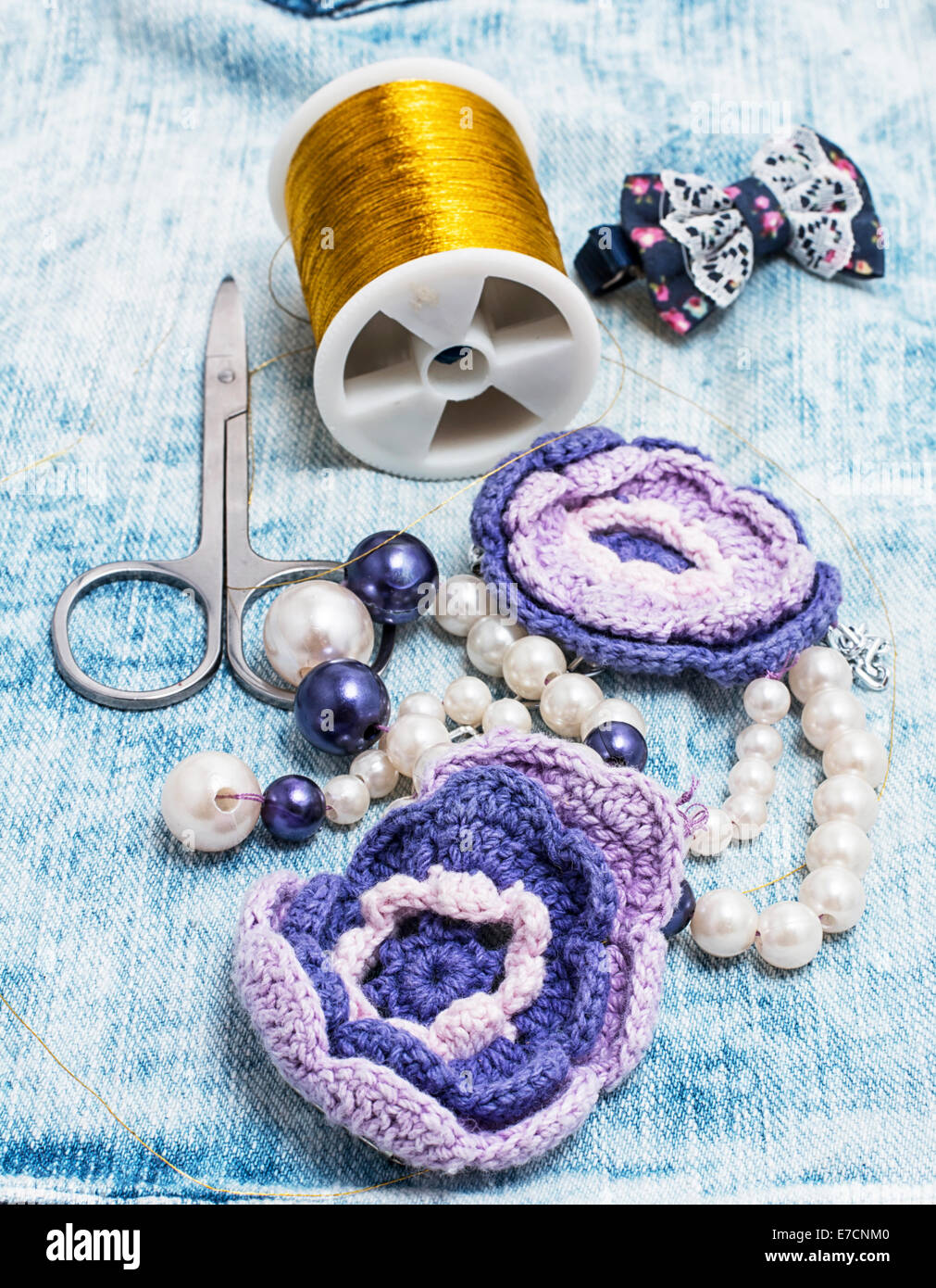 threads of different types,colors Stock Photo - Alamy