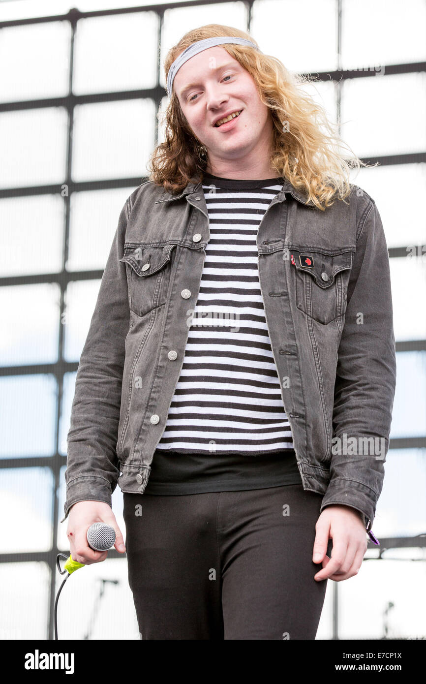 Chicago, Illinois, USA. 13th Sep, 2014. Singer MARIO CUOMO of the band ...