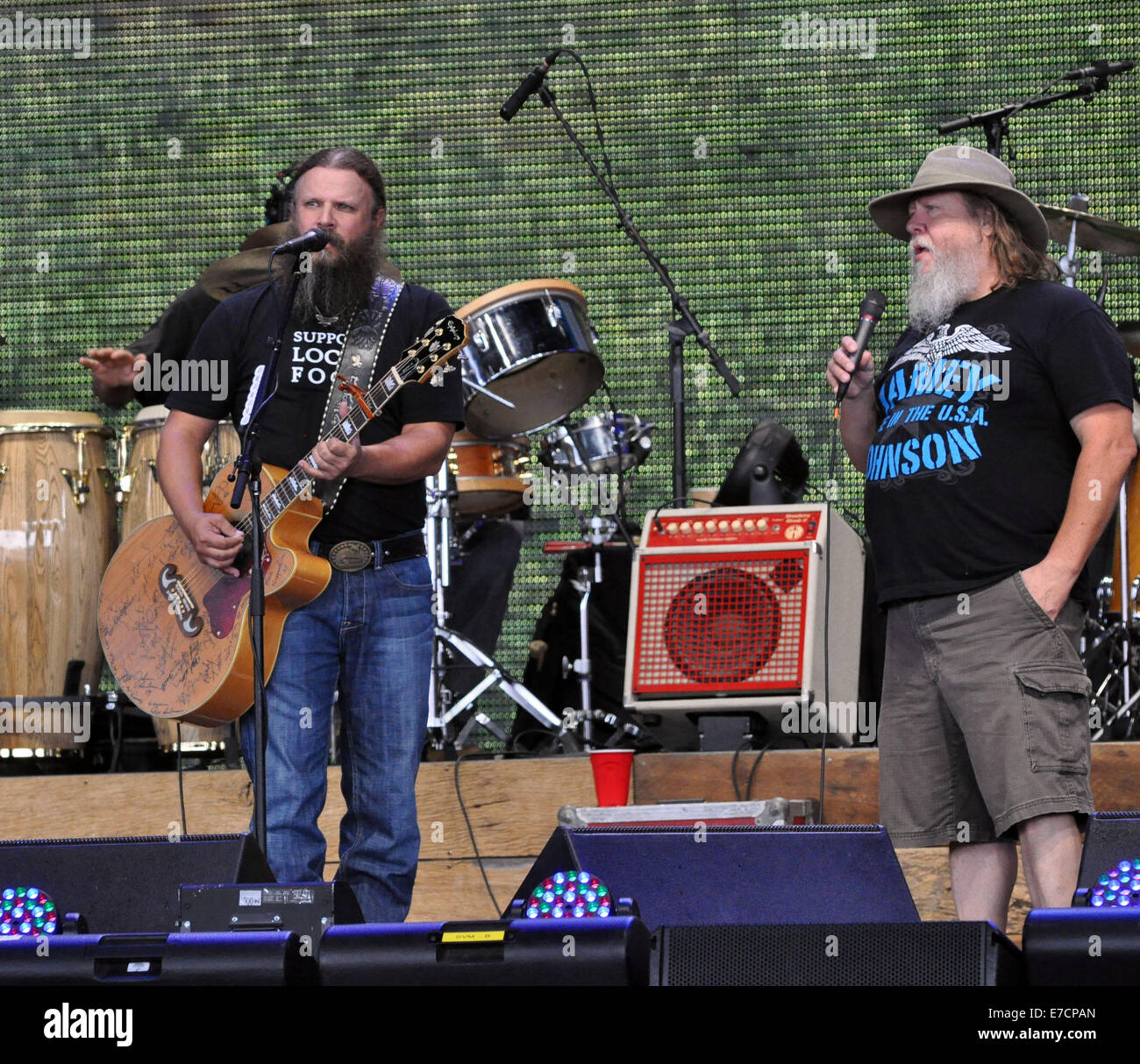 Raleigh, North Carolina, USA. 13th Sep, 2014. Singer JAMEY JOHNSON and ...