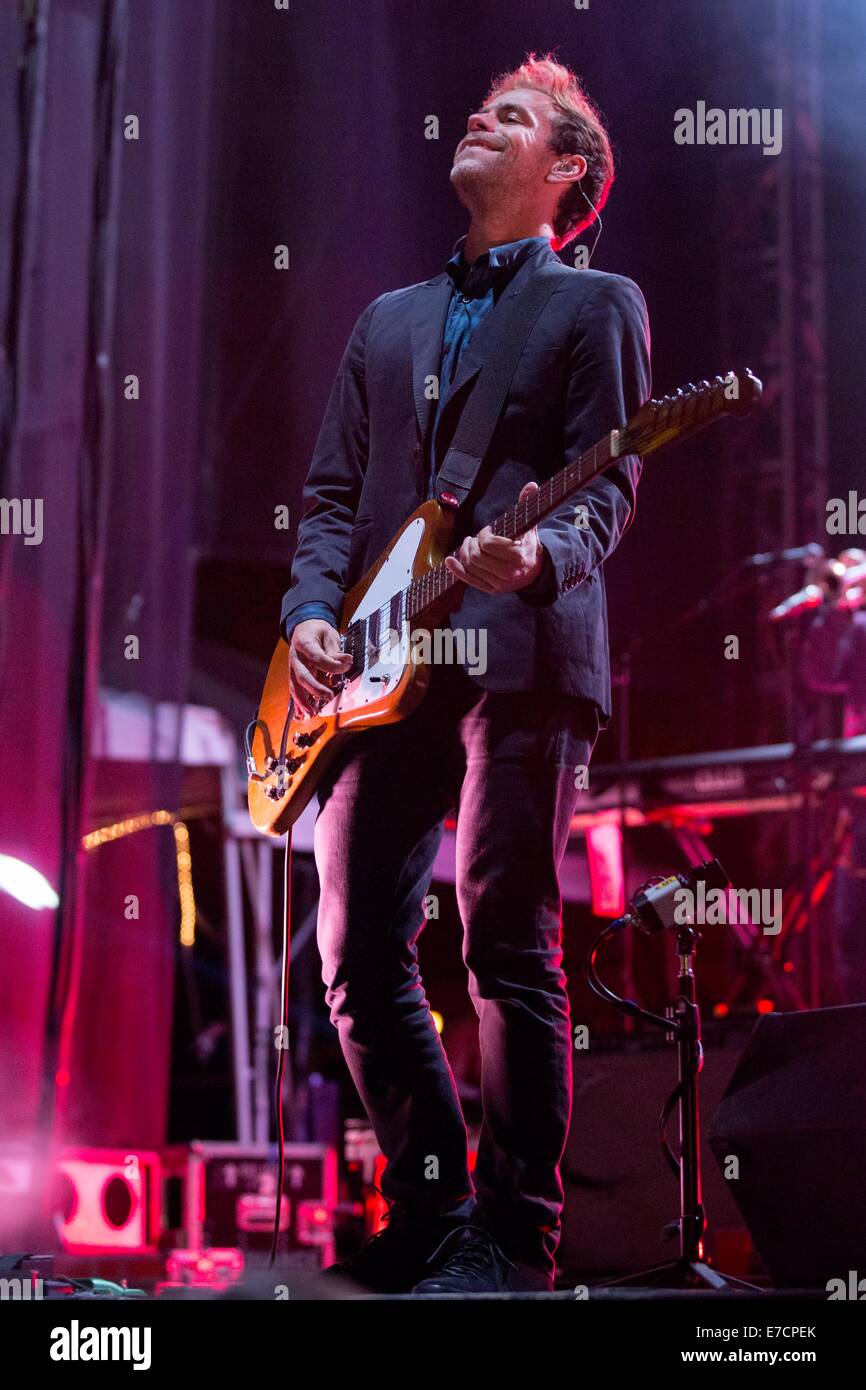 Chicago, Illinois, USA. 13th Sep, 2014. Guitarist BRYCE DESSNER of the ...