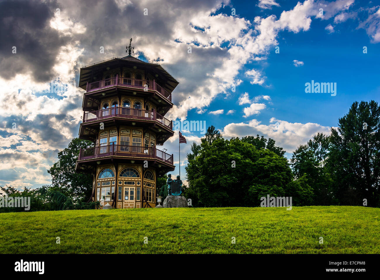 The pagoda at Patterson Park in Baltimore, Maryland Stock Photo - Alamy