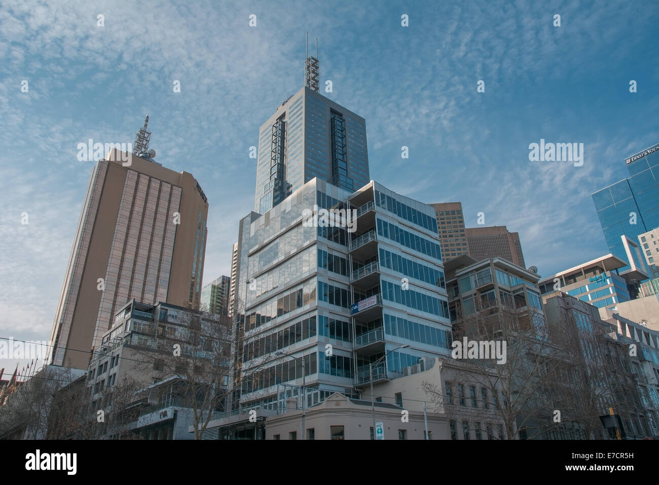 Buildings central business district Melbourne Australia Stock Photo - Alamy