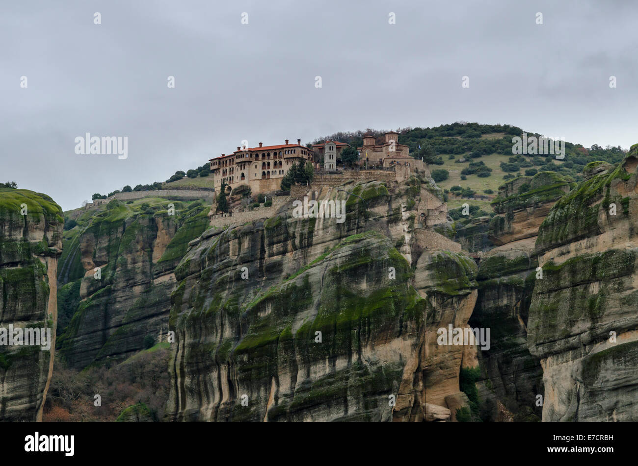 Holy monastery of Varlaam in Meteora Greece Stock Photo - Alamy