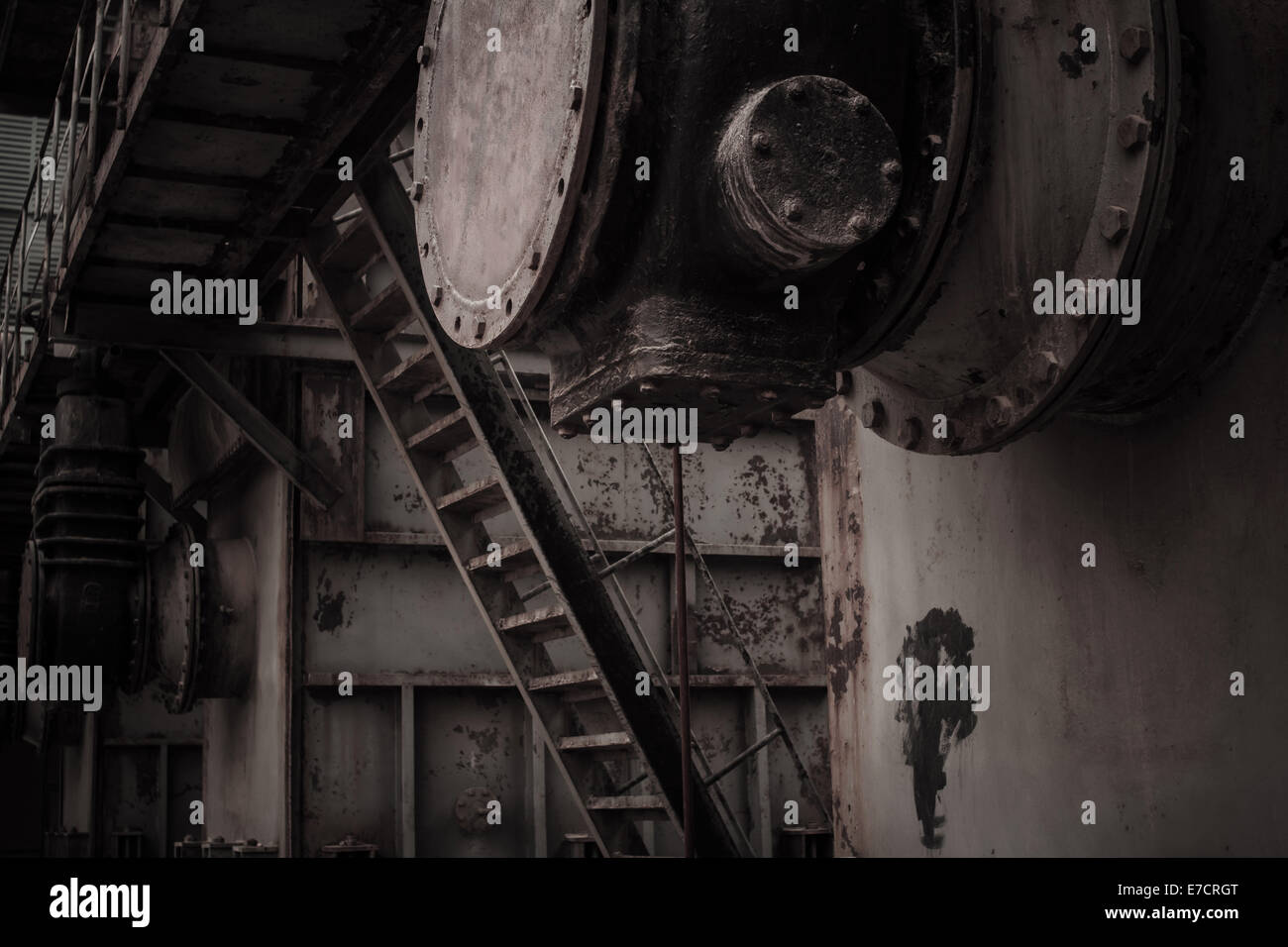 Old factory with antique color Stock Photo - Alamy