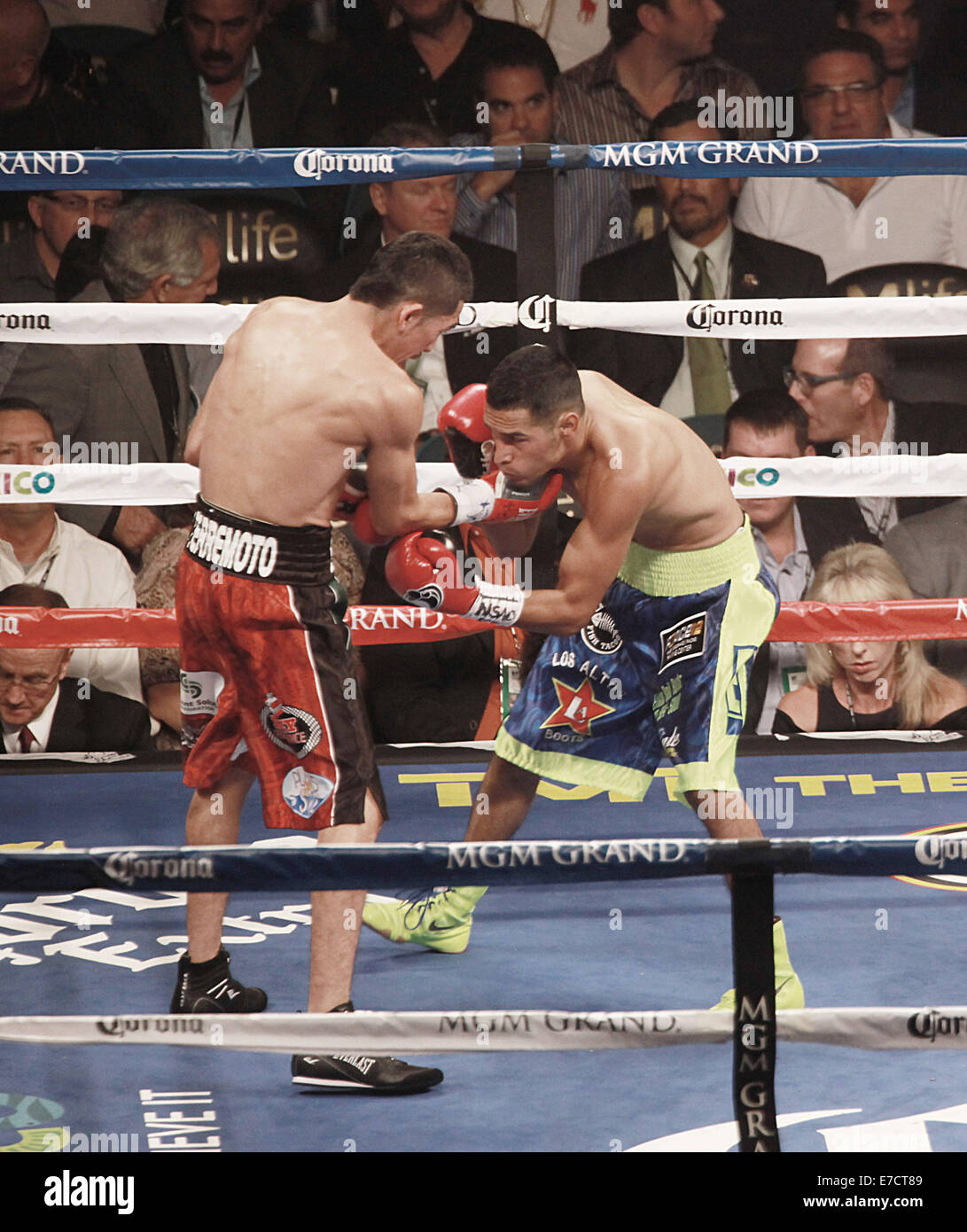 Las Vegas, Nevada, USA. 13th Sep, 2014. WBC Super Bantam Weight Boxing ...