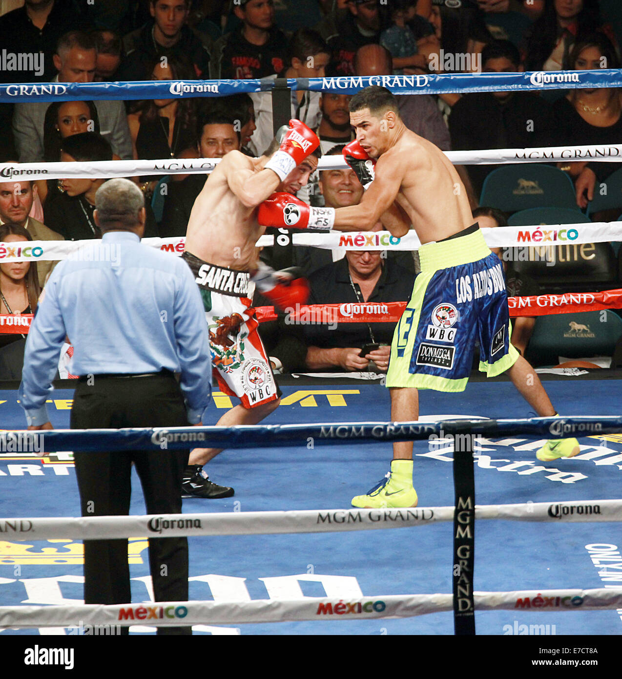 Las Vegas, Nevada, USA. 13th Sep, 2014. WBC Super Bantam Weight Boxing ...