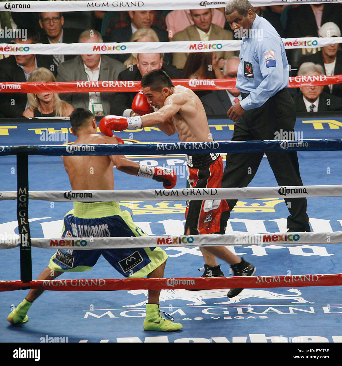Las Vegas, Nevada, USA. 13th Sep, 2014. WBC Super Bantam Weight Boxing ...