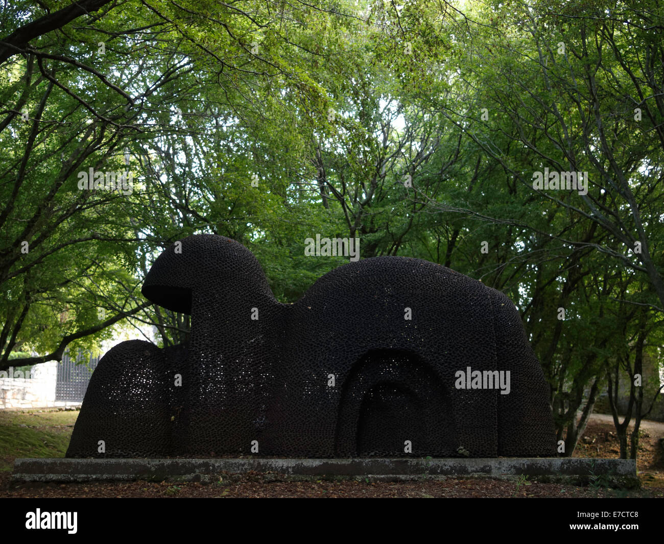 Dusan Dzamonja sculpture / detail from Sculpture park Vrsar, Vrsar ...