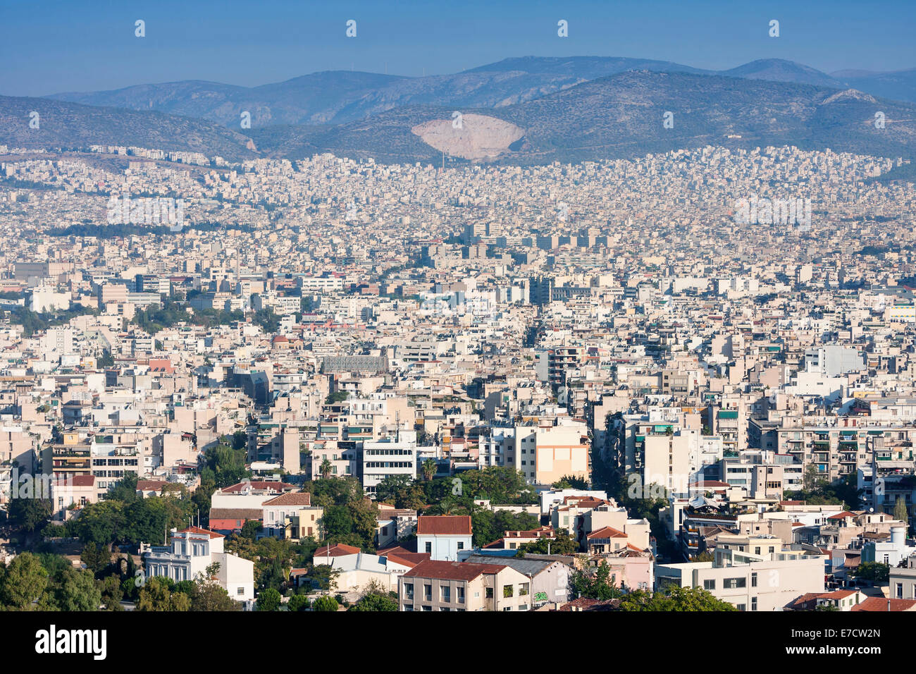 Athens aerial view hi-res stock photography and images - Alamy