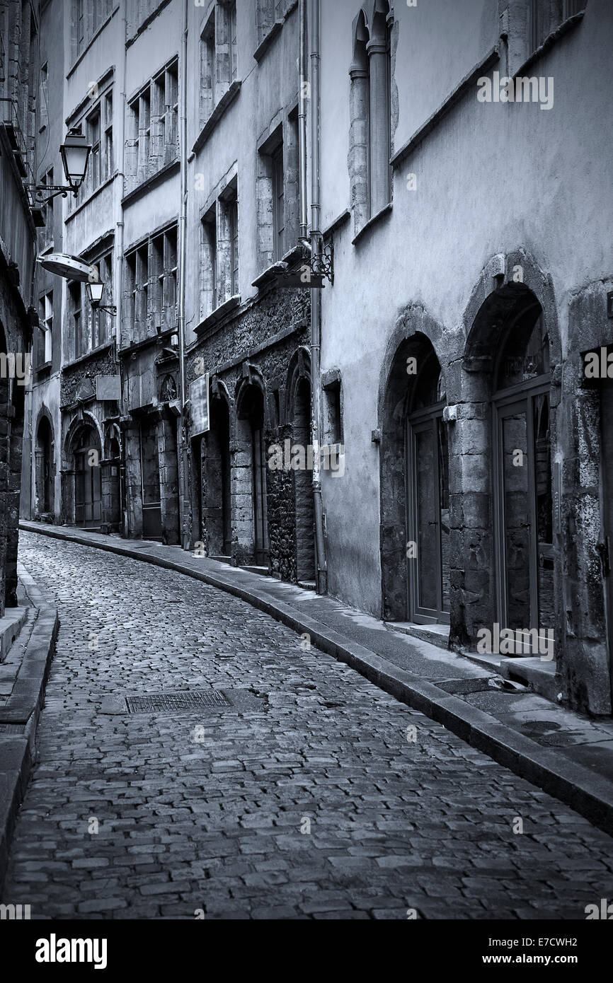 Old black white french hi-res stock photography and images - Alamy