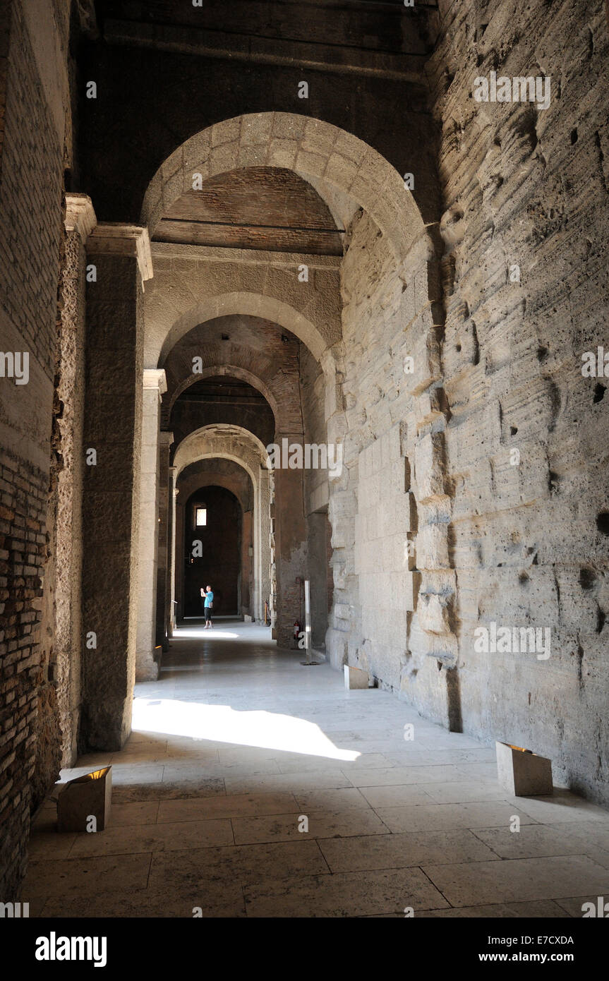 Rome. Italy. Capitoline Museums. Tabularium Stock Photo - Alamy