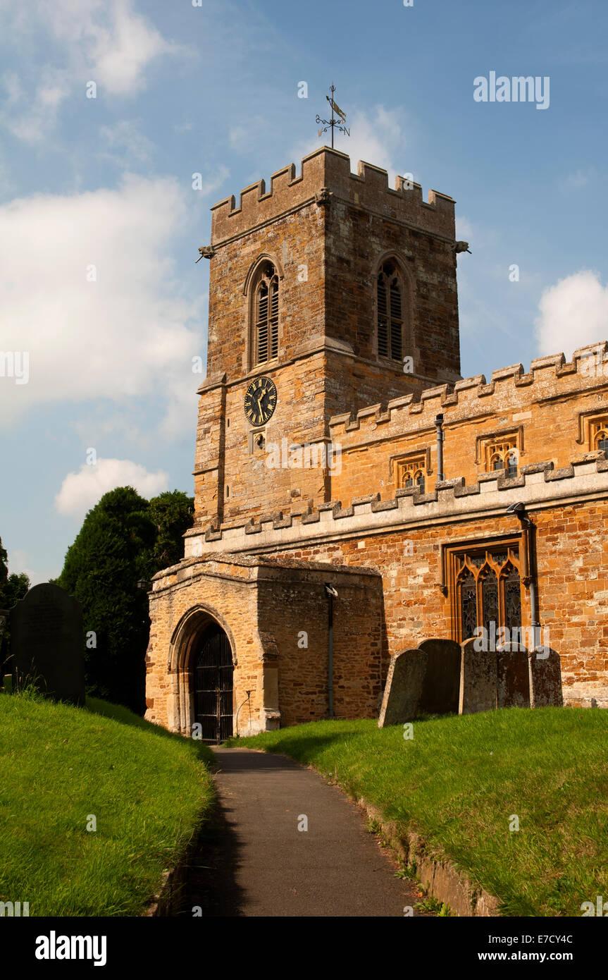 St. Mary and All Saints Church, Holcot, Northamptonshire, England, UK ...