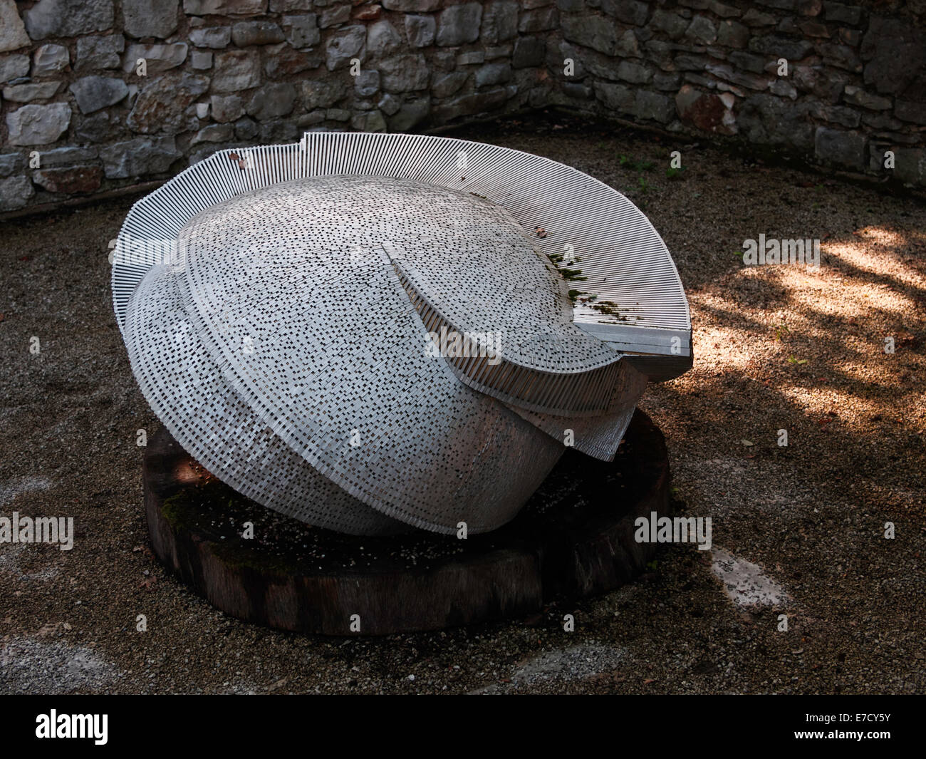 Dusan Dzamonja sculpture "SCULPTURE ALP - X", from 1988, aluminium ...