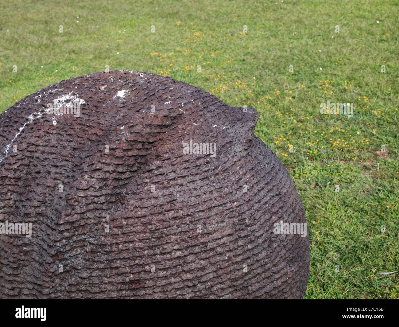 Dusan Dzamonja sculpture "SCULPTURE CL - III" detail, from 1994, corten ...