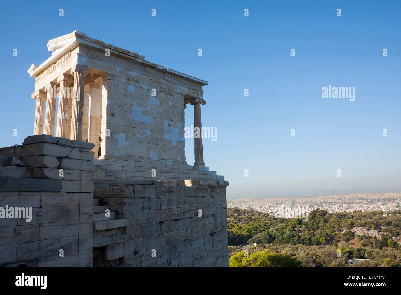 The Temple of Athena Nike on the Acropolis of Athens in Athens, Greece ...
