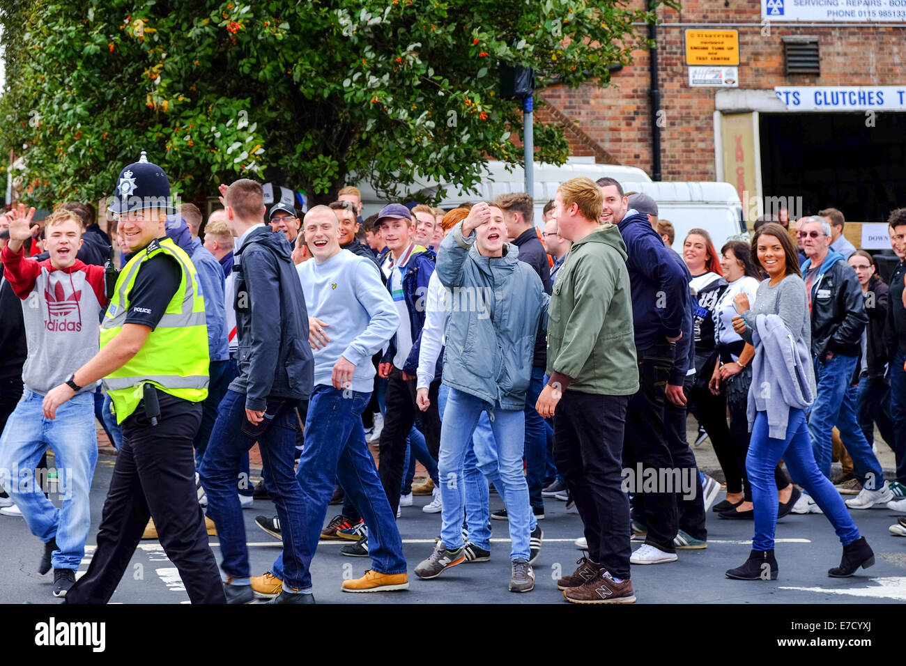 Nottingham, UK.14th September 2014. Championship football match between ...