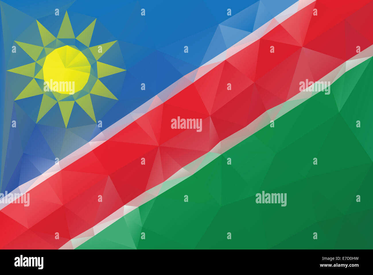 Flag of namibian hi-res stock photography and images - Alamy