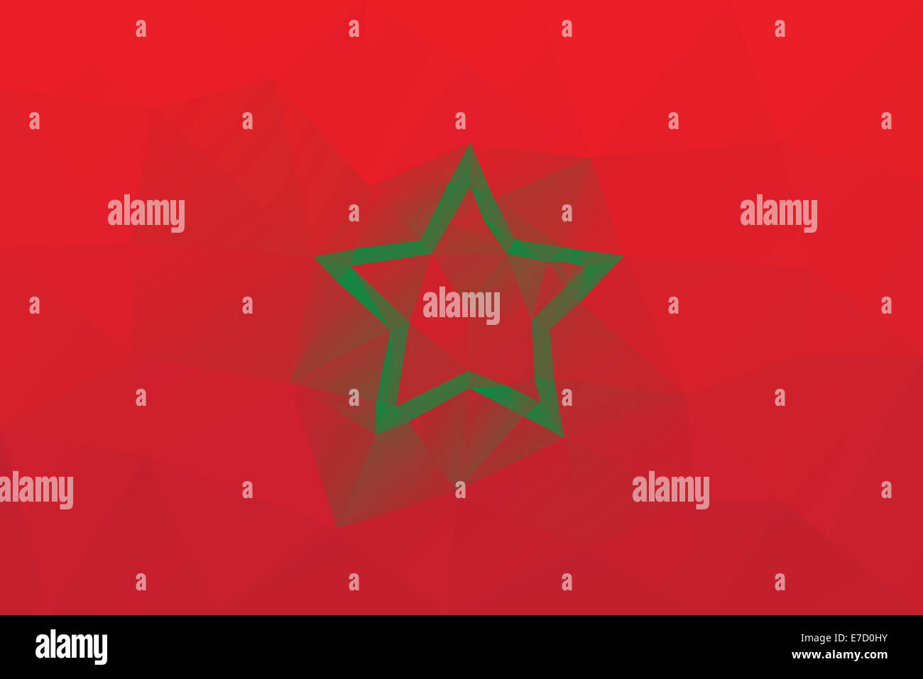 Moroccan flag vector hi-res stock photography and images - Alamy