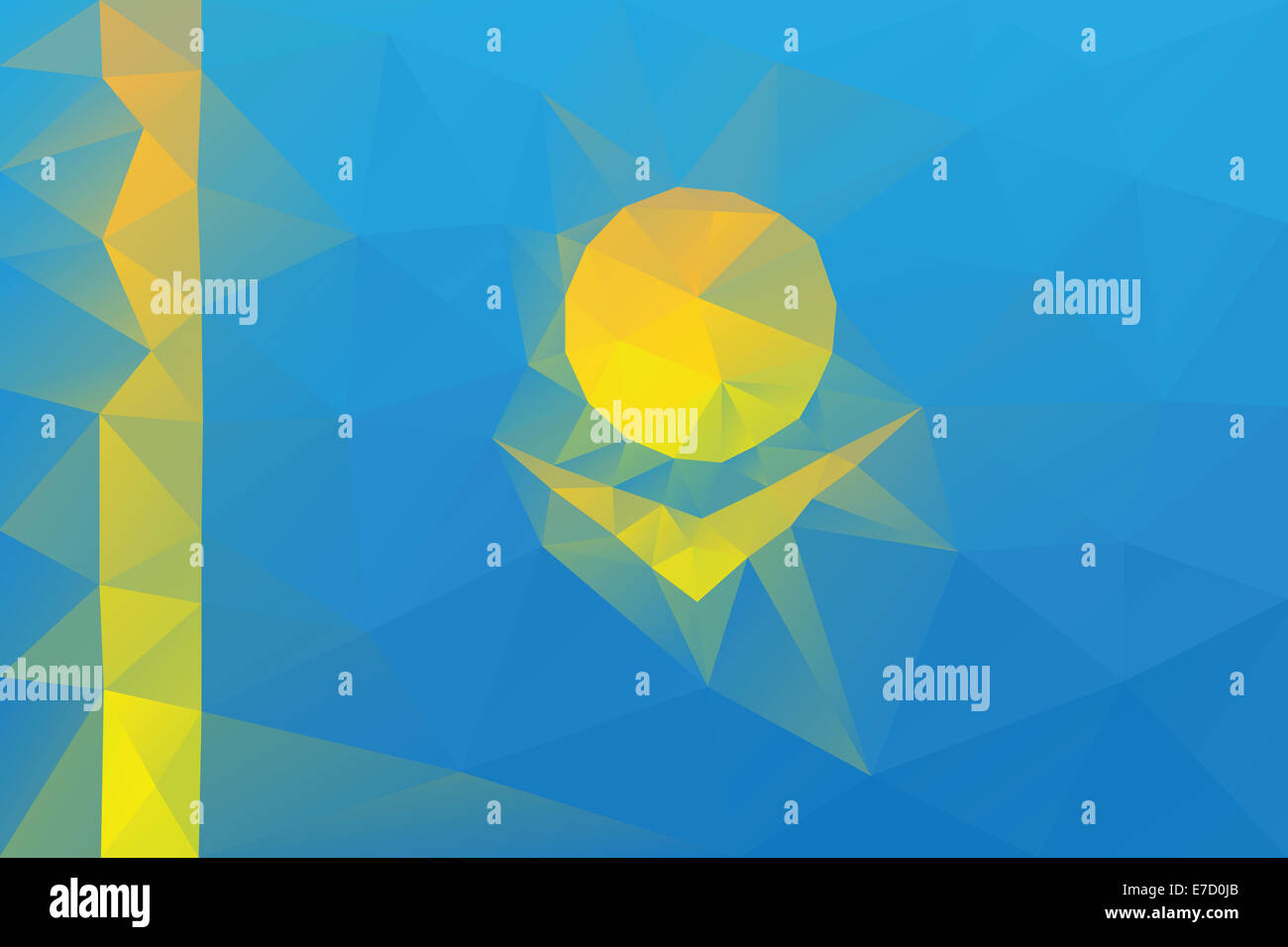 Kazakhstan flag hi-res stock photography and images - Alamy