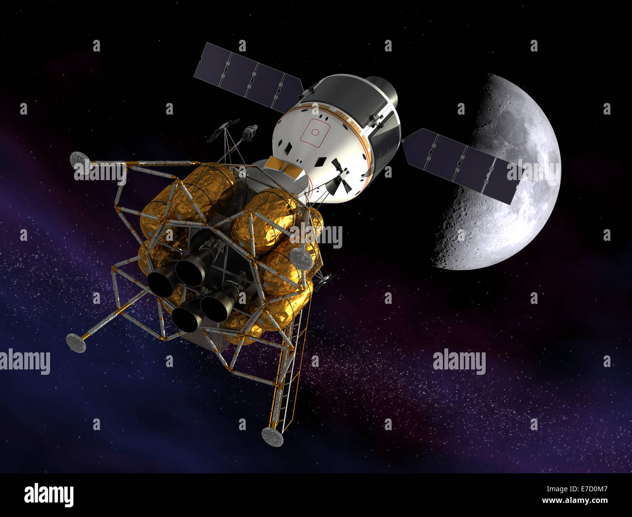 Back To The Moon Stock Photo - Alamy