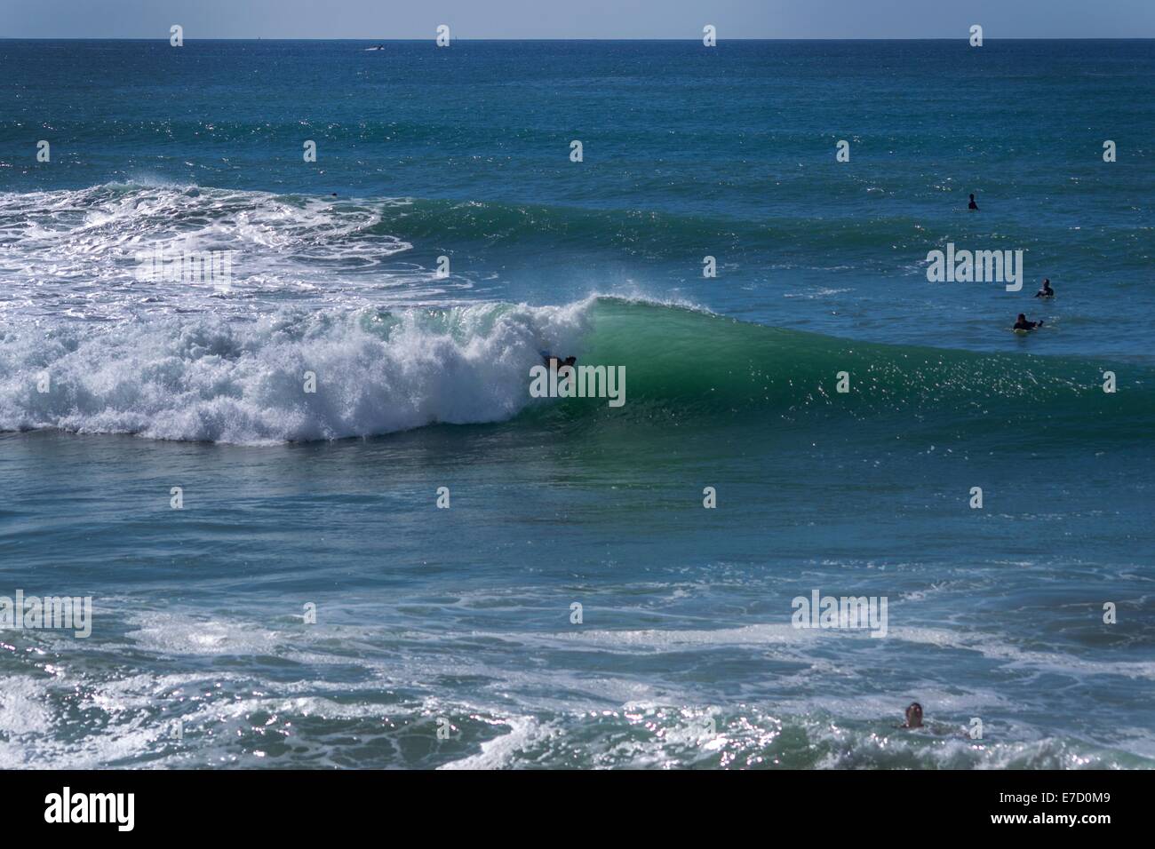 Bodysurfing beach hi-res stock photography and images - Alamy